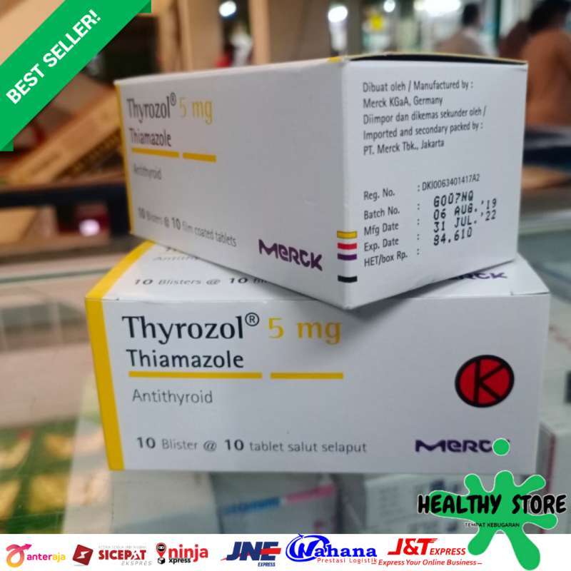 Promo Thyrozol-5 Mg - Thiamazole-5 Mg /Box ORIGINAL Diskon 15% di ...