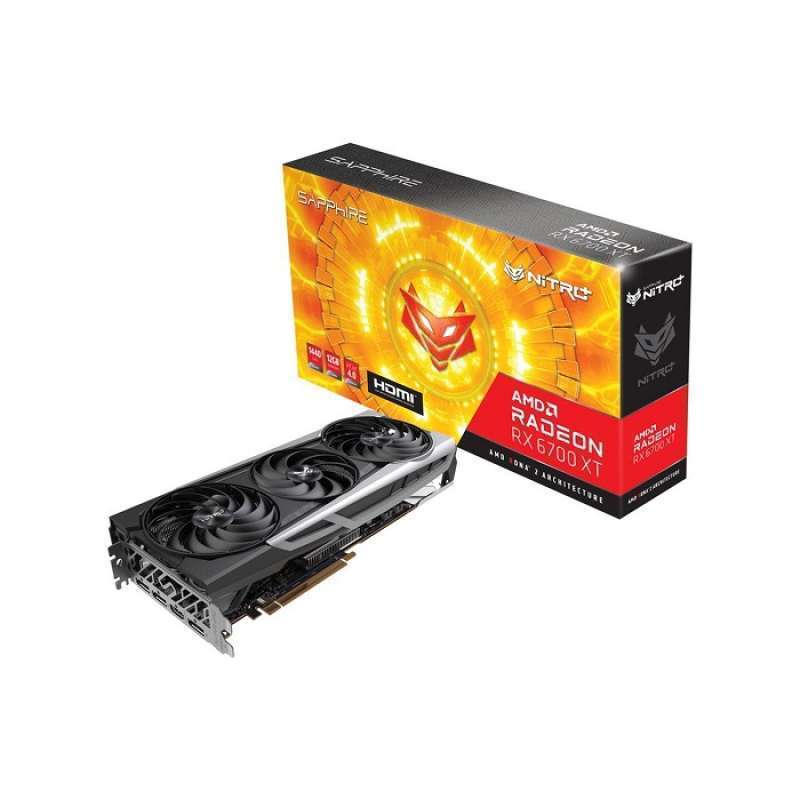 Jual Vga Sapphire Nitro+ Rx 6700 Xt 12gb Gddr6 192bit Amd Radeon Di ...