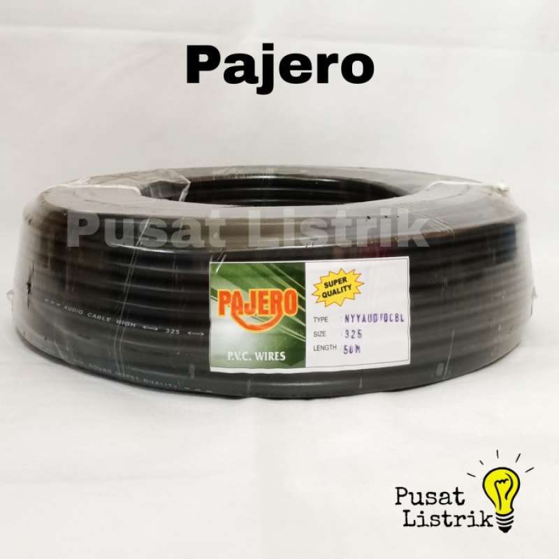 Promo Kabel Listrik 3x2,5 50m Hitam Kabel Serabut Hitam 50m Full Pajero ...