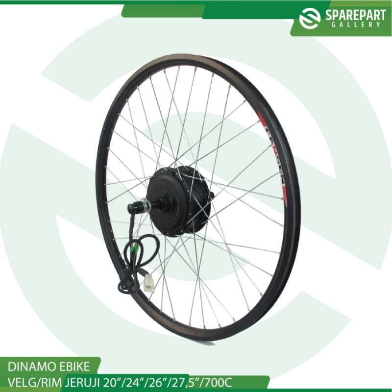 Jual Ebike Kit Sepeda Listrik Dinamo Bldc Roda Belakang 36v350w Dan ...