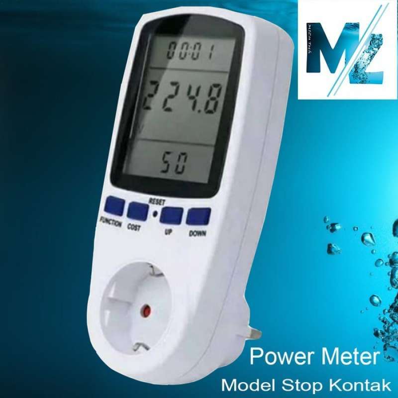 Jual Pengukur Listrik Kwh Meter Digital Power Volt Amp Wat Tipe Stop Kontak Di Seller Berkah ...