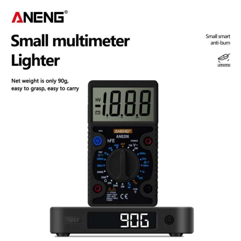 Jual Multimeter Multitester Digital Avometer Multi Meter Tester Di ...