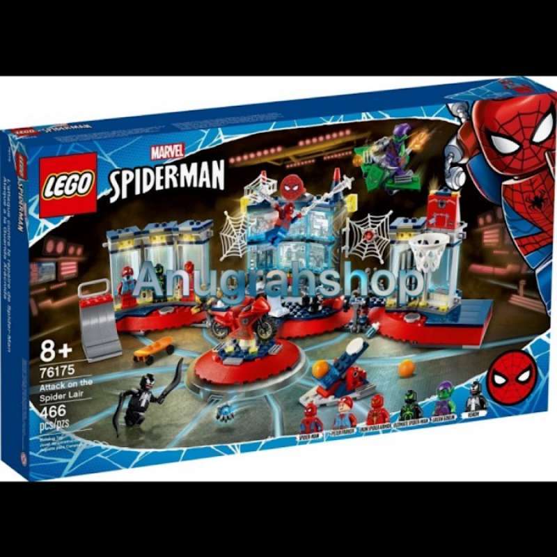 Promo LEGO 76175 SUPER HEROES Spider-Man Hideout Diskon 9% di Seller ...