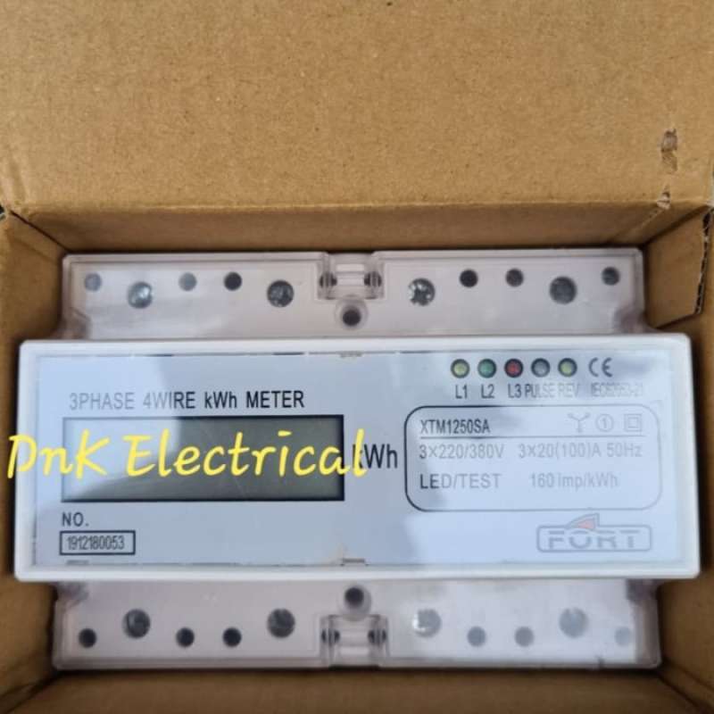 Promo KWH Meter 3 Phase Merk Fort XTM1250SA Digital Direct Diskon 23% ...
