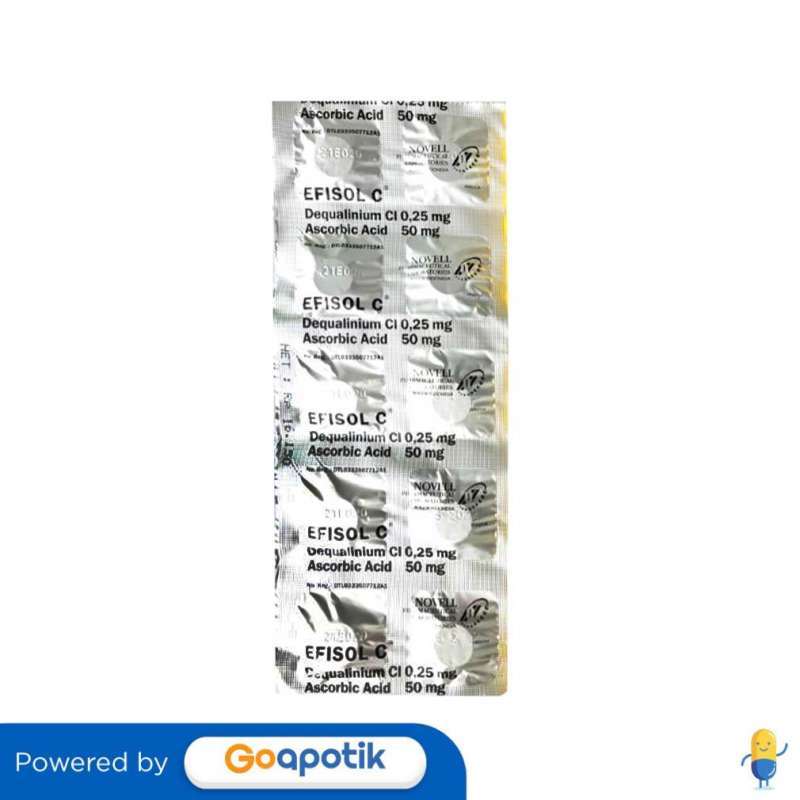 Jual EFISOL-C STRIP 10 TABLET di Seller Apotek Maharani - Sukatani ...