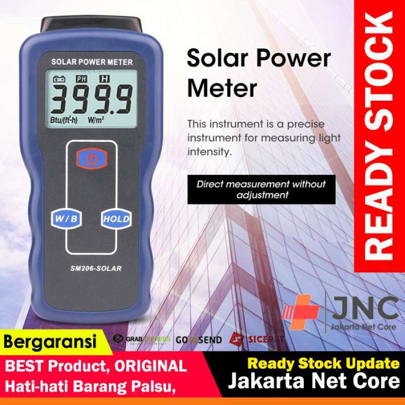 Jual Solar Power Meter Sm-206 Tester Intensity Radiation Sm206 Tes Di ...