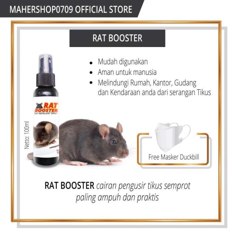 Promo Rat Booster 100Rat Repellent Spray / Cairan Parfum Pengusir Tikus ...