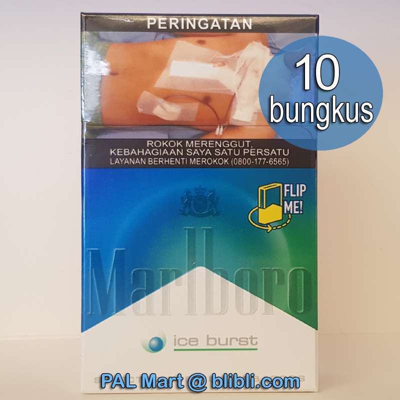 Jual Rokok Marlboro Ice Burst 20 Batang [1 Slof / 10 Bungkus] / Menthol ...