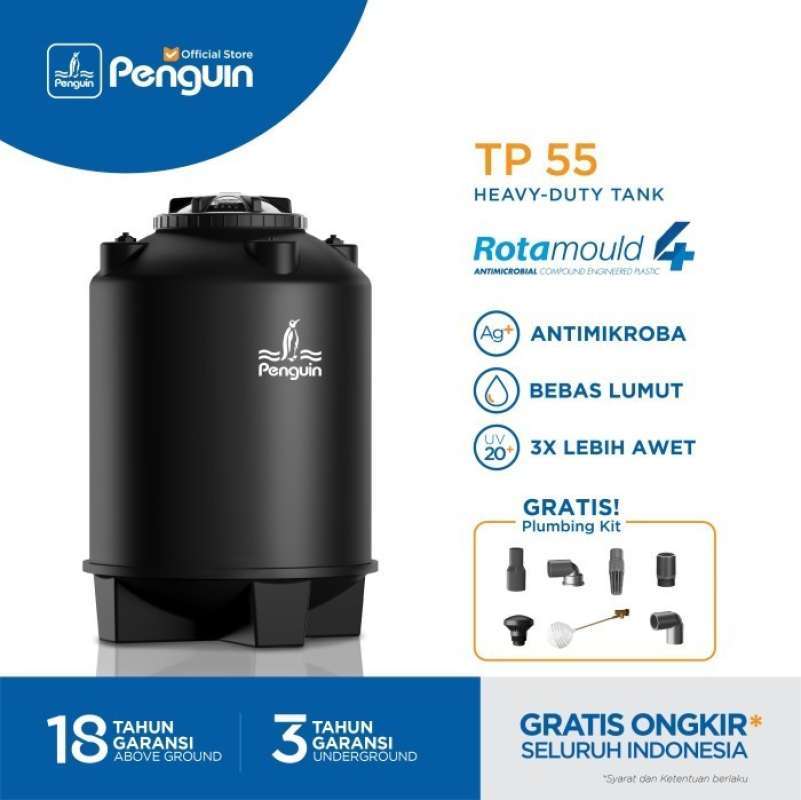 Jual TOREN AIR TANAM PENGUIN TP 55 (500L) UNDERGROUND TANK GARANSI ...