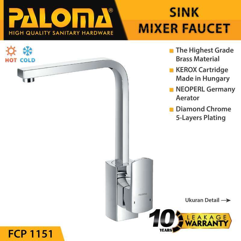 Promo Paloma Fcp 1151 Keran Mixer Cuci Piring Dapur Panas Dingin Kran Air Diskon 37% Di Seller ...
