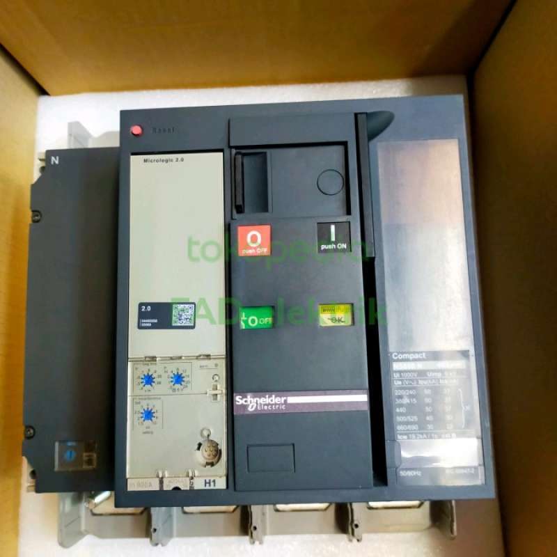 Promo MCCB SCHNEIDER NS800 4P NS800A KOMPLIT MOTORIZE UVT AUX original ...