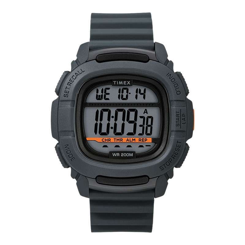 Jual Timex Command Tw5m26700 Digital Dial Grey Resin Strap [ Machtwatch ...