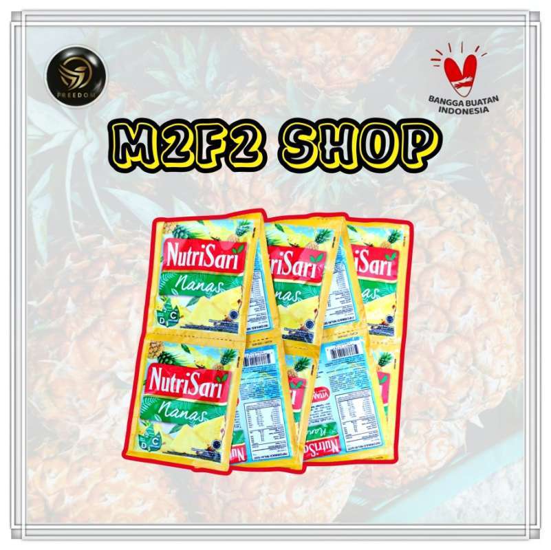 Jual Nutrisari Minuman Serbuk Rasa Nanas Sachet - 13 Gr (kemasan Karton ...