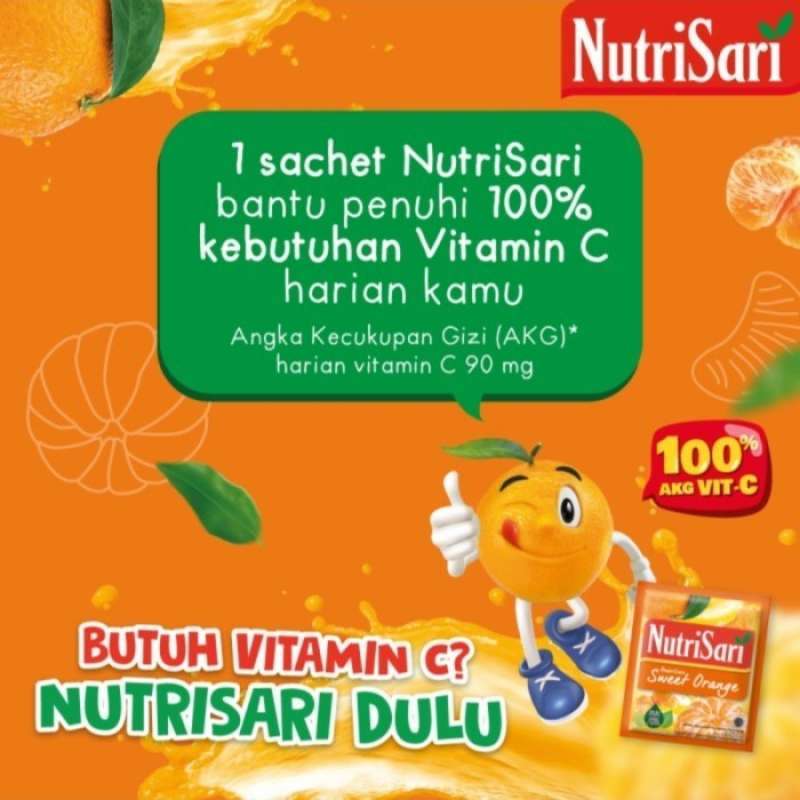 Jual Nutrisari Minuman Serbuk Rasa Nanas Sachet - 13 Gr (kemasan Karton ...