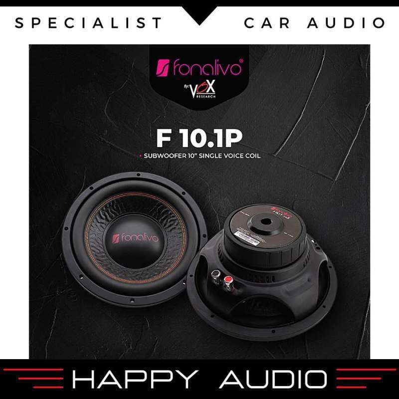 Jual Subwoofer Pasif Vox Research Fonalivo FO 10.1P Single Coil 10 Inch ...