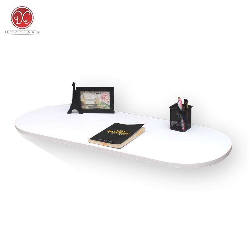 Jual Meja Lipat Dinding 100x40cm Sisi Bulat Meja Belajar Tempel Dinding ...