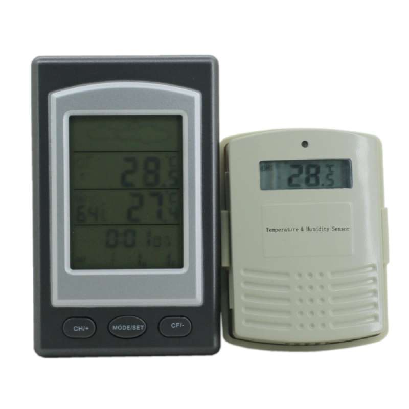 Promo Hygrometer Outdoor Digital Temperature Humidity Sensor Monitor ...