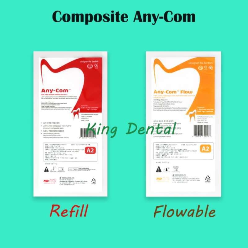 Jual Any-com Composite Refill Dan Flowable Komposit Gigi Flow Dental Di ...