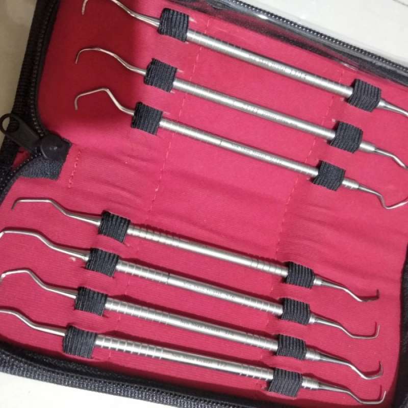 Jual Gracey Currete Universal Dental Kuret Gracey Isi 7 Scaler Manual ...