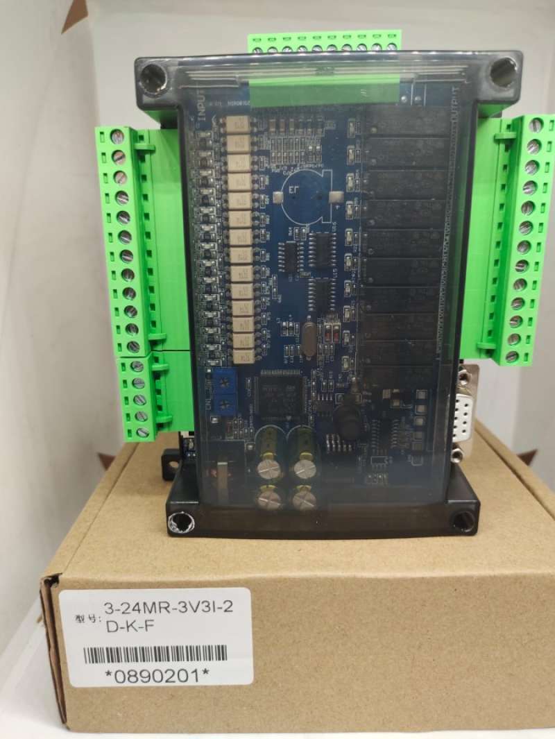 Jual Plc Mitsubishi Fx3u - 24mr 14di 10do 6ad 2da Rs232 Modbus Rtu 24v ...