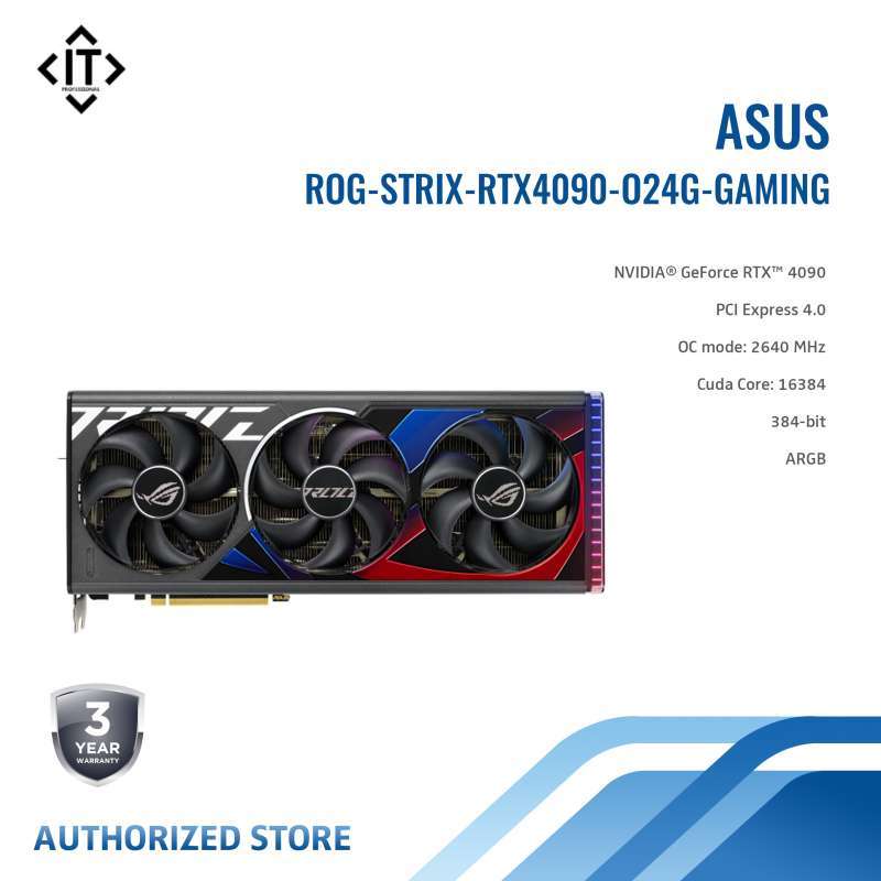 Jual ASUS VGA ROG Strix GeForce RTX® 4090 OC Edition 24GB GDDR6X - ROG ...
