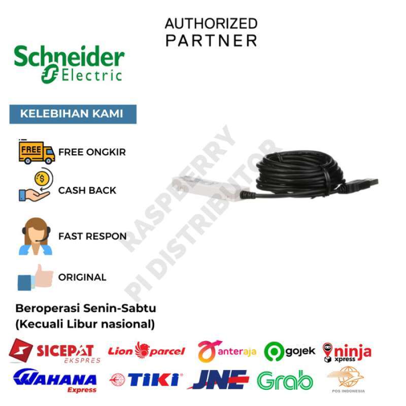 Jual Schneider Sr2usb01 Usb Pc Connecting Cable Smart Relay Zelio Logic ...