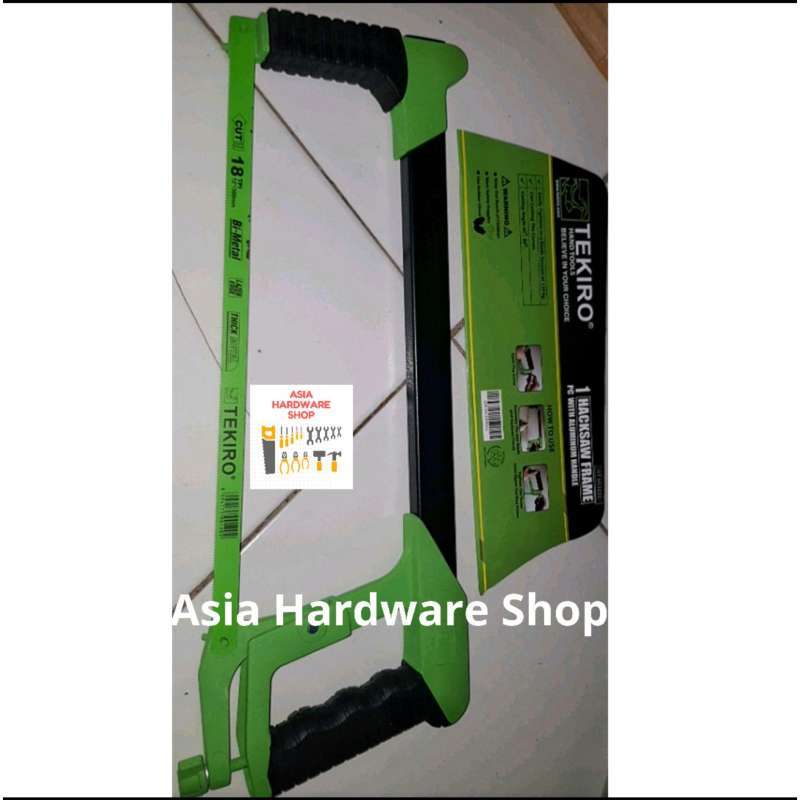 Jual TEKIRO Gagang Gergaji Besi 12 Inch Plus Mata Gergaji Besi 12 Inci ...