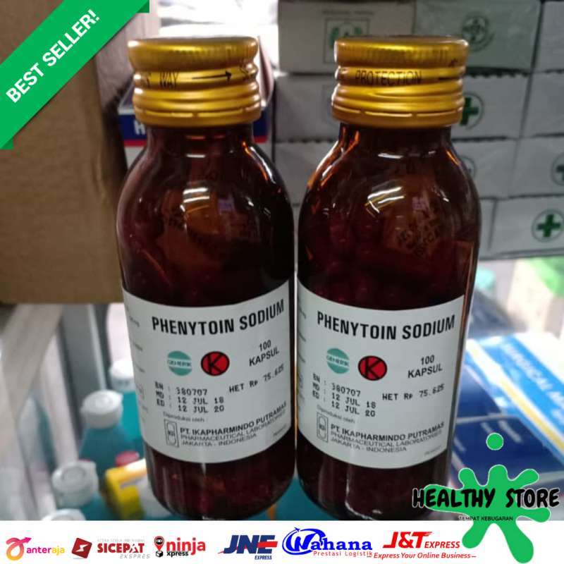 Promo Obat Kejang Epilepsi - Phenytoin Sodium Isi 100 Kapsul Original ...