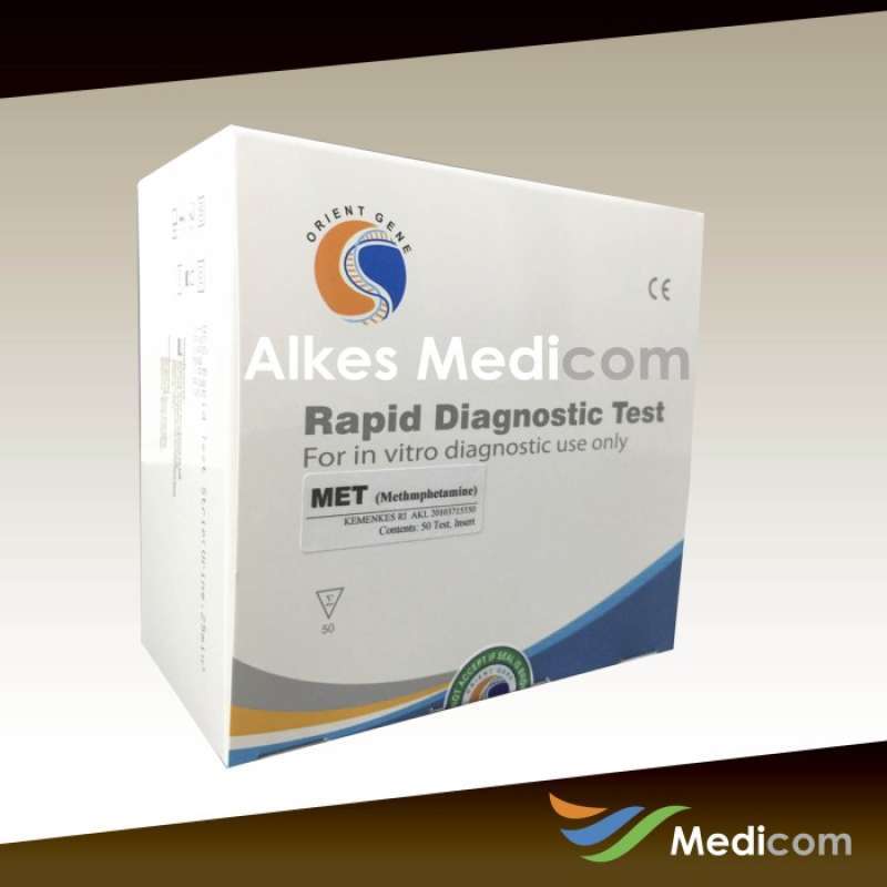 Jual Rapid Test Orient Gene Drug Met Methamphetamine Strip Isi 50 ...