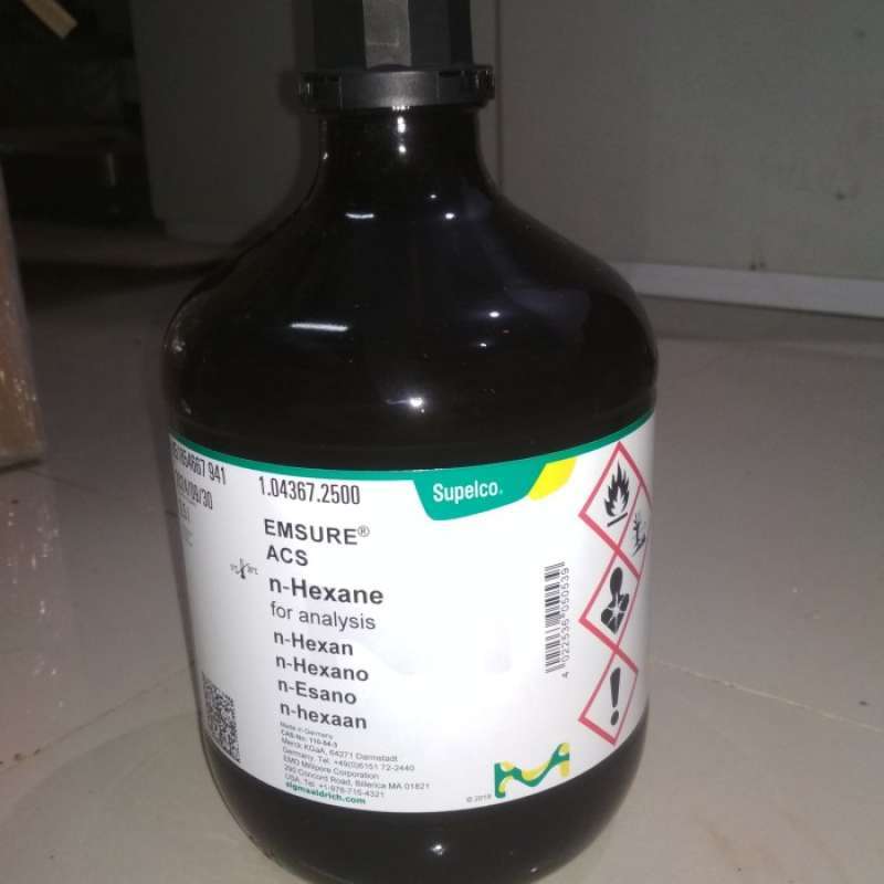 Jual N-hexane For Analysis ,emsureâ® Merck 104367 Di Seller Nur Nur Toko - Tegal Parang, Kota ...