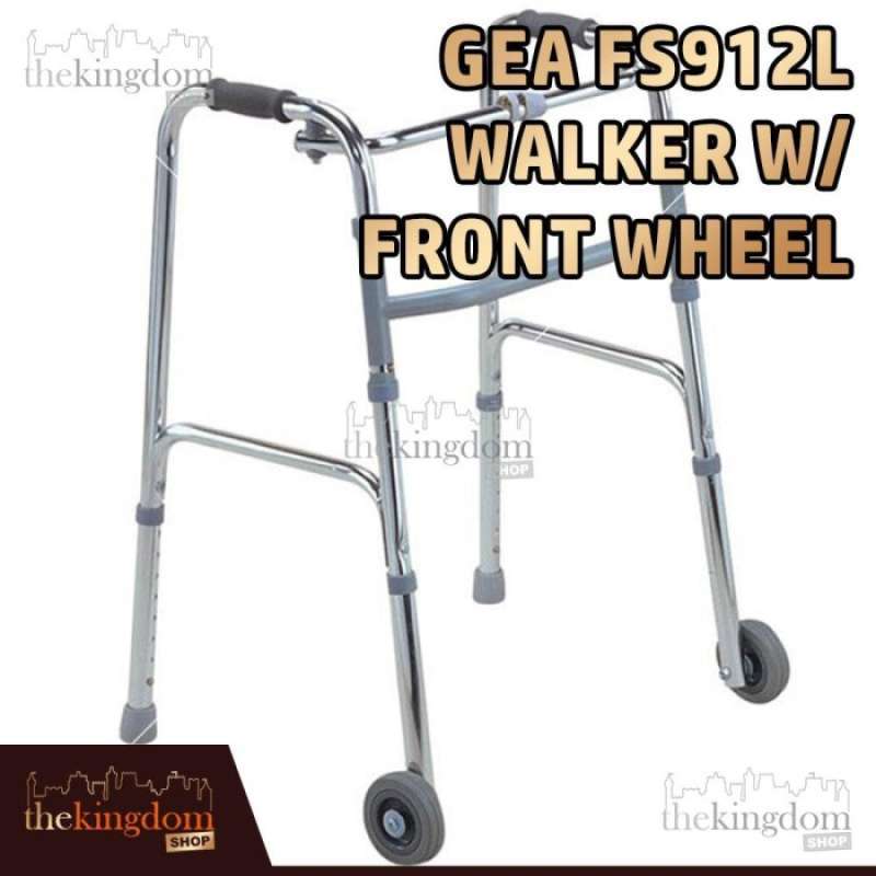 Jual Gea Fs912l Walker W/ Front Wheel Alat Bantu Jalan Fisioterapi Fs ...