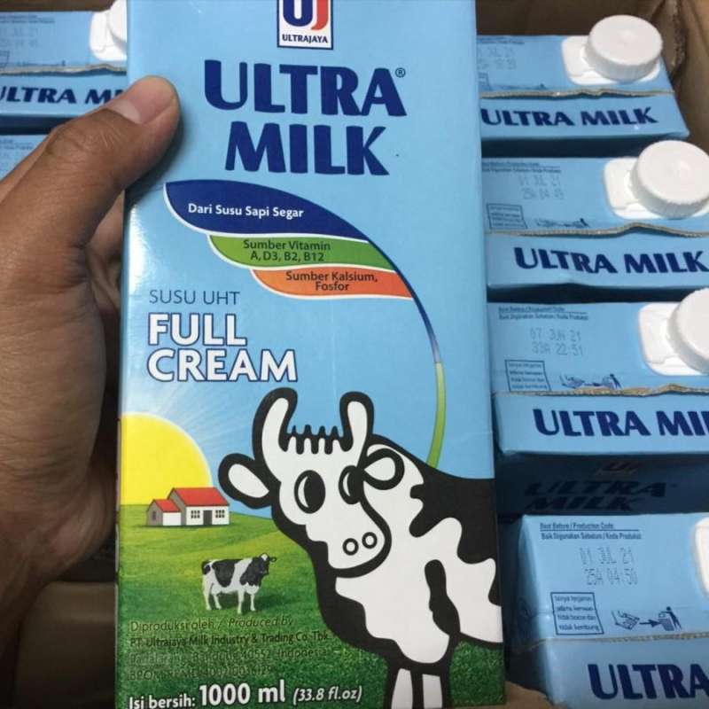 Jual Susu ULTRA MILK Full Cream 1000ml | Susu UHT Full Cream di Seller ...