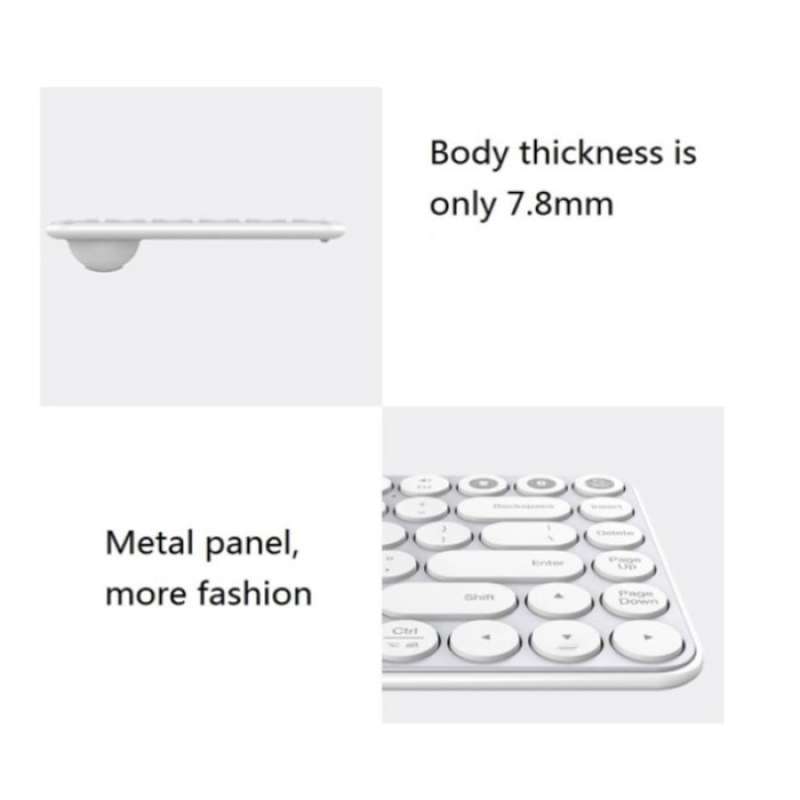 Jual Miiiw Keyboard Air 85 Keys Dual Mode Wireless Bluetooth - Silver ...