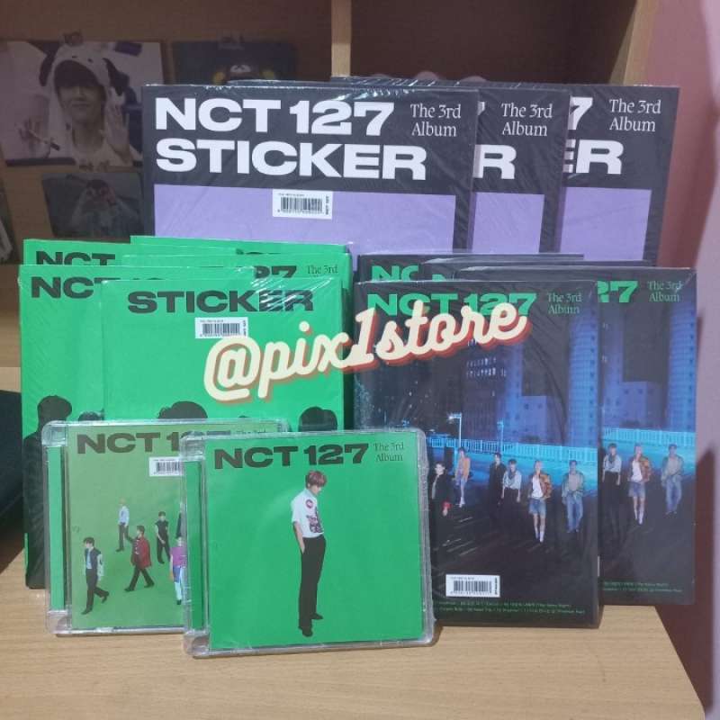 Promo Ready - Album Nct 127 Sticker (sticky, Seoul City, Photobook ...