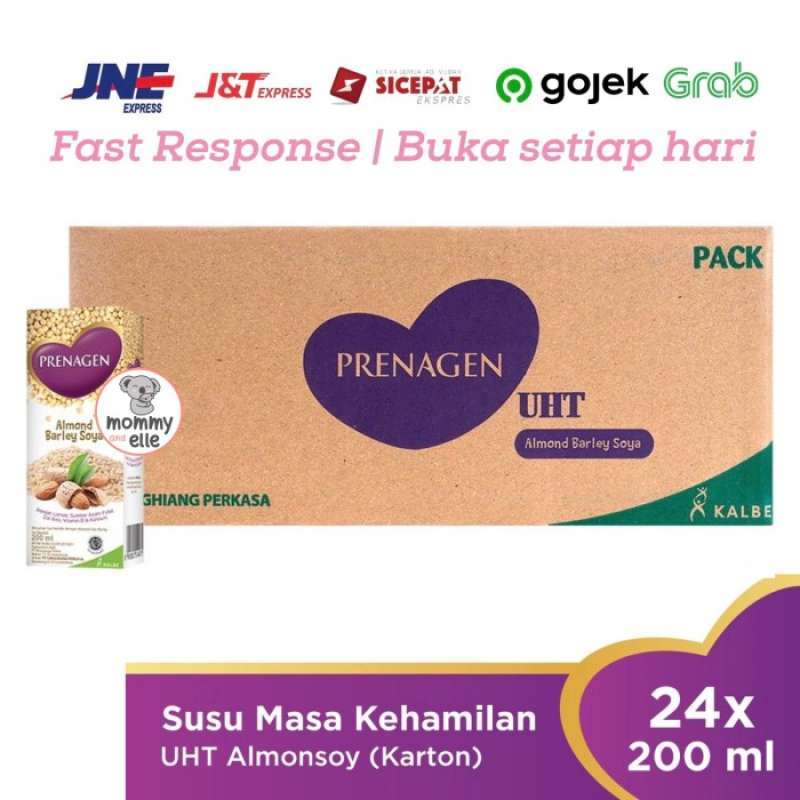 Promo Prenagen Mommy UHT Almond Barley Soya 1 karton (susu cair ibu ...