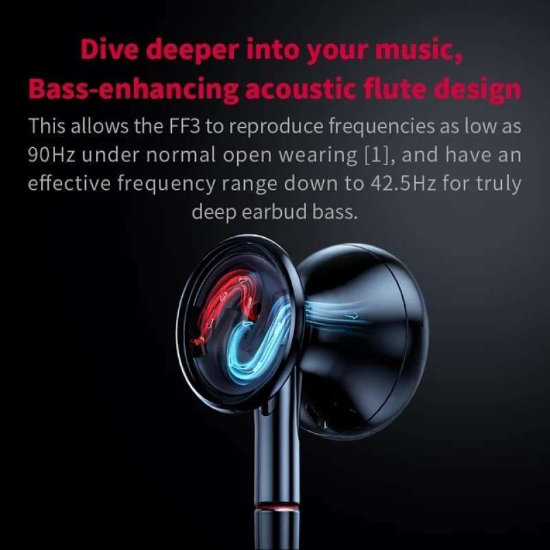 Promo Fiio Ff3 / Ff 3 14.2mm Large Dynamic Driver Earbuds Original ...