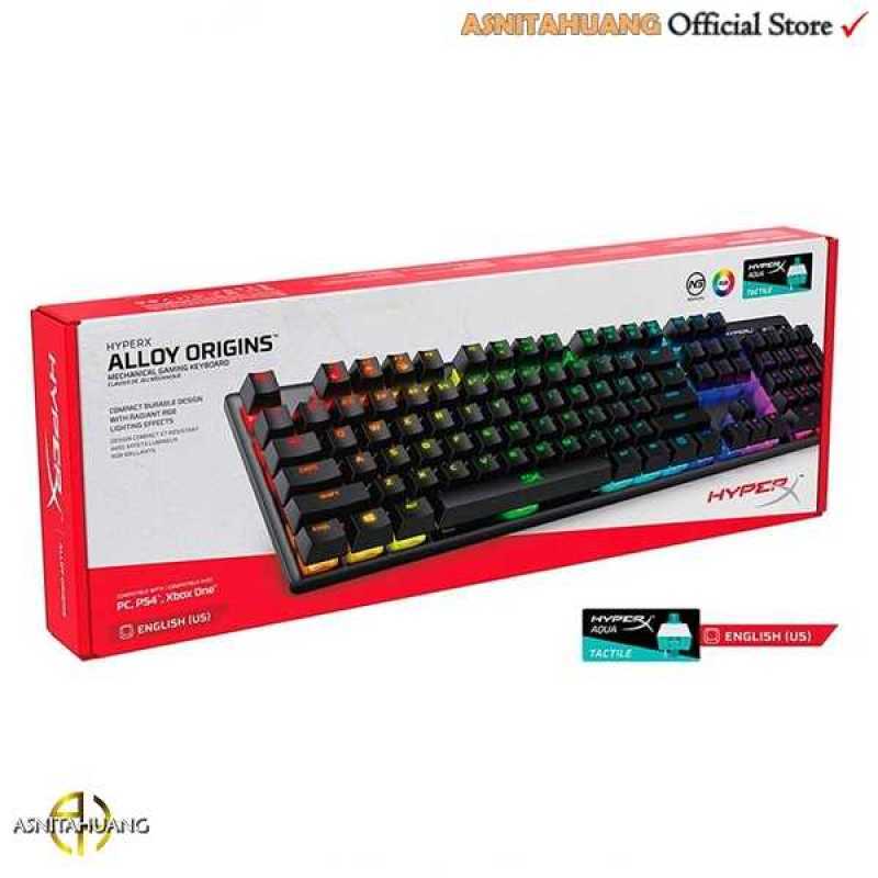 Promo HyperX Alloy Origins Gaming Keyboard Mechanical - Aqua Switch ...