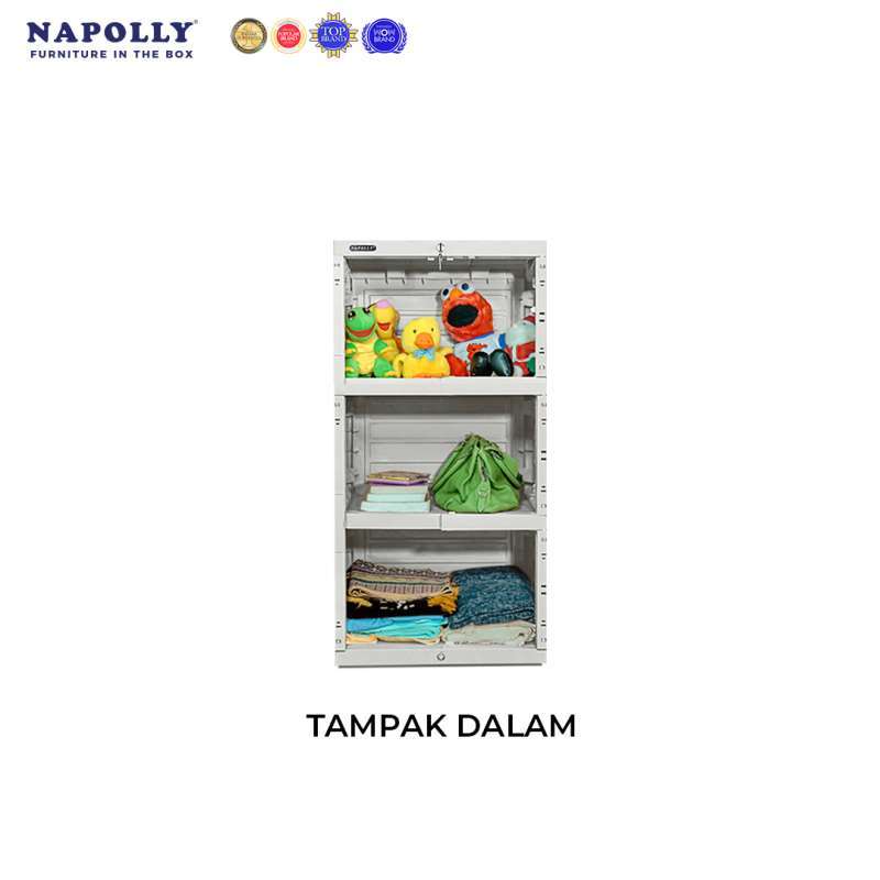 Promo Napolly Mini Cabinet 3 Susun Diskon 40% Di Seller Napolly ...