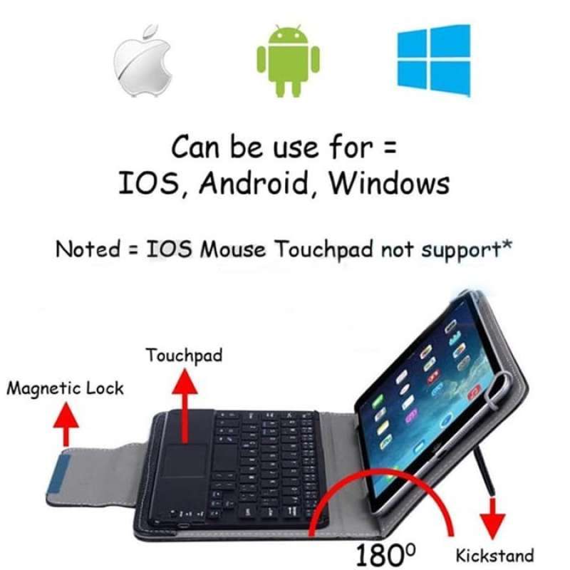 Jual Lenovo Ideapad Duet 3i 10.3 Keyboard Bluetooth Touchpad Leather ...