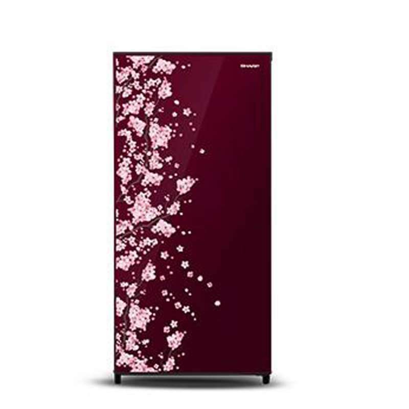 Jual SHARP SJ N 162 D VR / SAKURA VIVID RED KULKAS LEMARI ES 1 PINTU ...