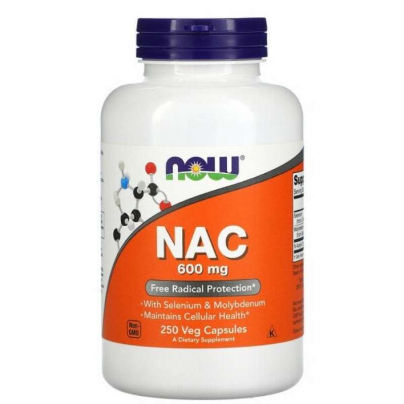 Promo NOW FOODS NAC 600 MG ( N-ACETYL CYSTEINE ) UNTUK FUNGSI HATI DAN ...
