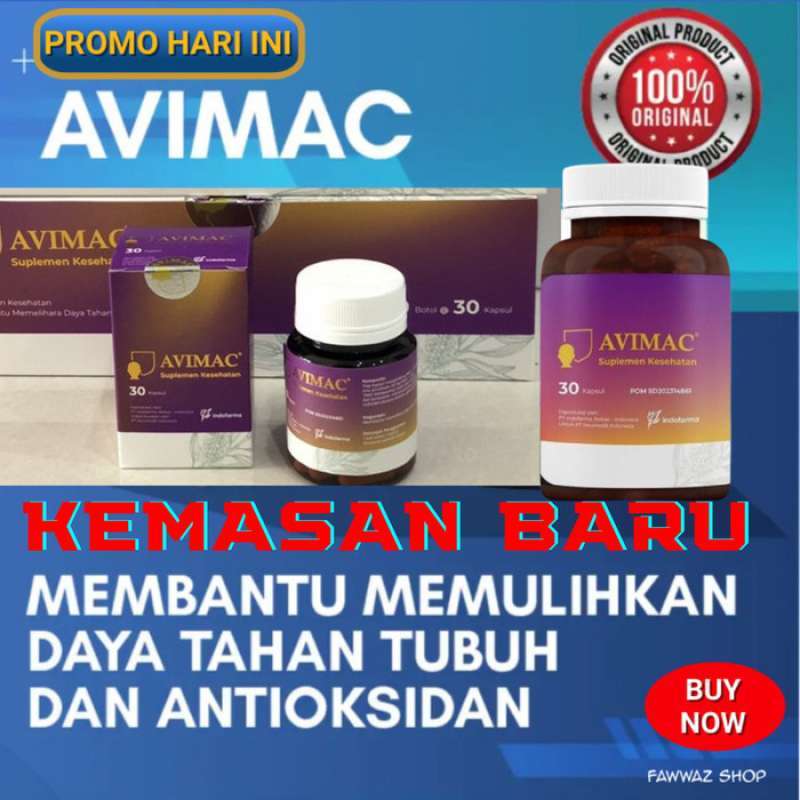 Jual Avimac Suplemen Penambah Daya Tahan Tubuh Obat Herbal Penangkal ...