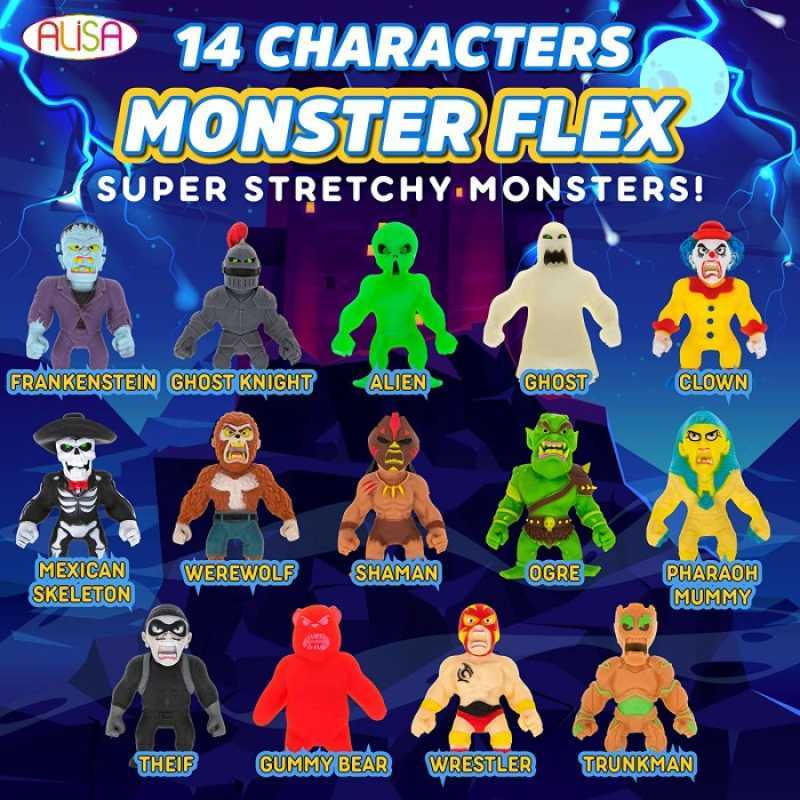 Promo Emco Monster Flex Series 3 S3 Stretchy Toys Monsters - Ghost ...