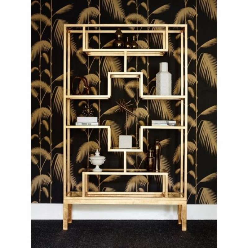 Promo Custom Partisi Penyekat Ruangan Besi Stenlis Simple Mewah Cat Gold Diskon 1 Di Seller
