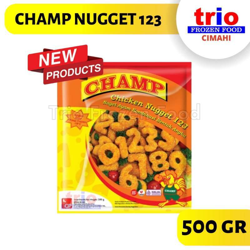 Promo Champ Chicken Nugget Angka 123 500gr Diskon 11% Di Seller Trio ...