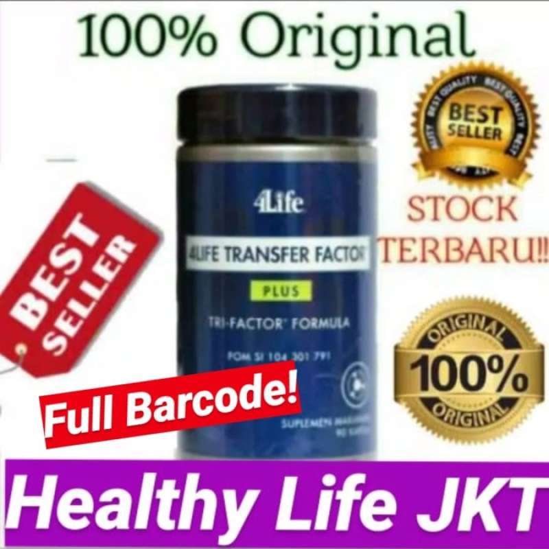 Jual Original Tf Plus Transferr Factorr Plus 90 Kapsul Fullbarcode Di ...