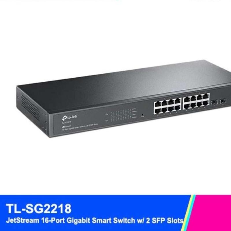 Jual Tl-sg2218 Jetstream 16-port Gigabit Smart Switch With 2 Sfp Di ...