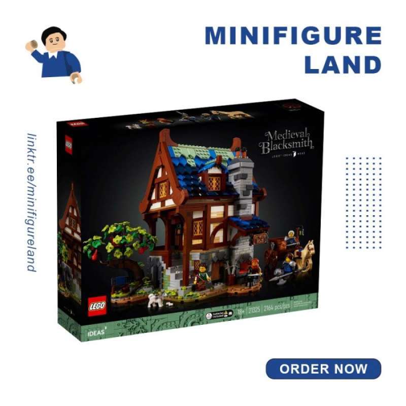Promo Lego Set - Medieval Blacksmith - 21325 Diskon 23% di Seller ...