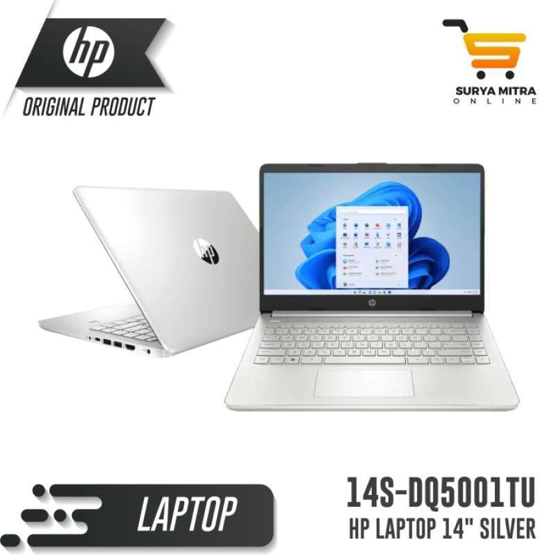 Jual Laptop HP 14s-DQ5001TU i5-1235U 8GB 512GB-SSD Intel Iris X W11+OHS di Seller SAK Connect ...