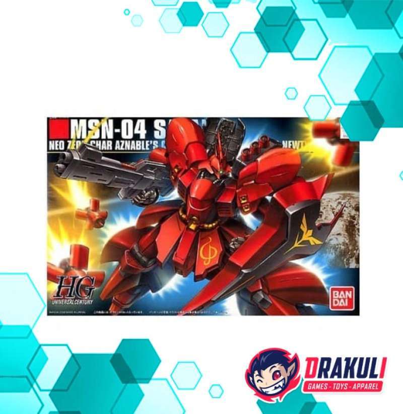Jual BANDAI Plamo HG MSN-04 Sazabi 088 di Seller Drakuli Games Official Store - Drakuli Games ...